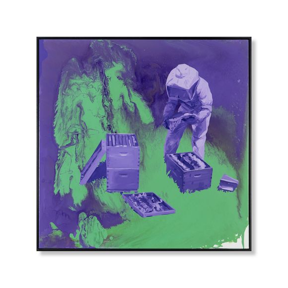 Bonhams : Stephen Bush (born 1958) Vert de Cadmium Fonce, 2004