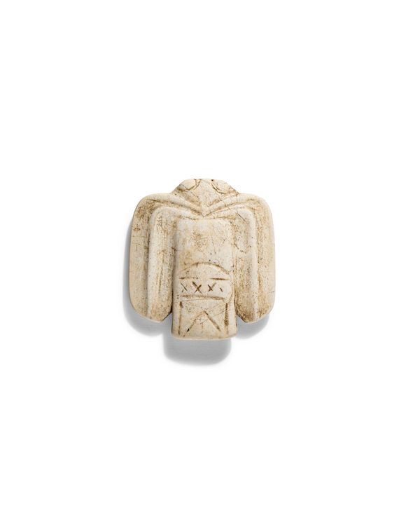 Bonhams : A CALCIFIED JADE BIRD-SHAPED PENDANT Neolithic period ...