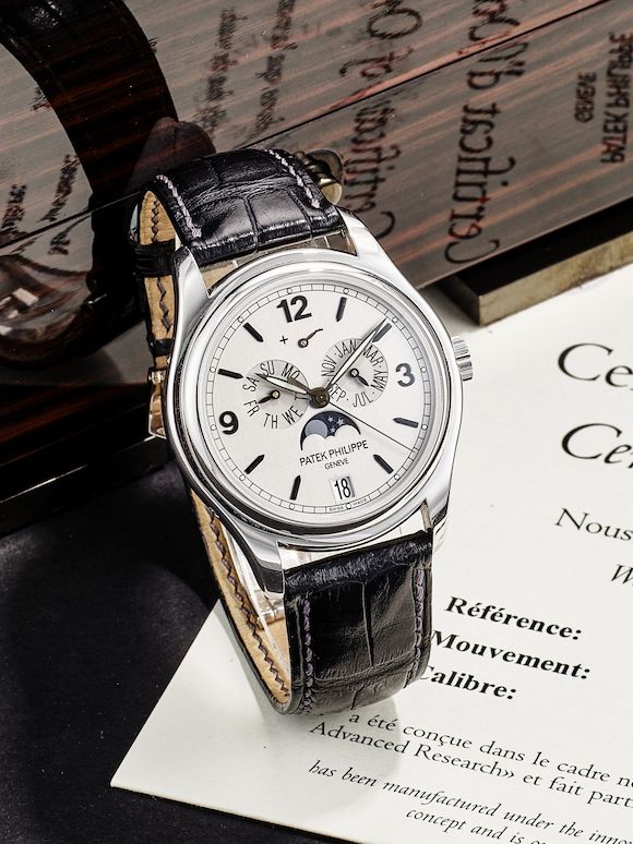 Bonhams : PATEK PHILIPPE | ADVANCED RESEARCH, REF.5250G-001, A RARE ...