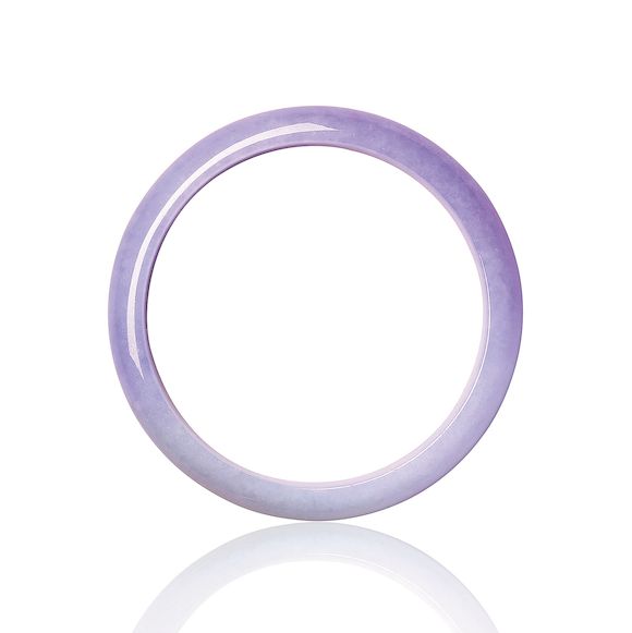 Bonhams : LAVENDER JADEITE BANGLE