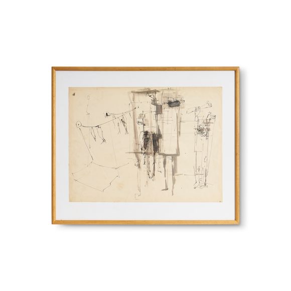 Bonhams : John Richard Passmore (1904-1984) Studio Interior, 1960s