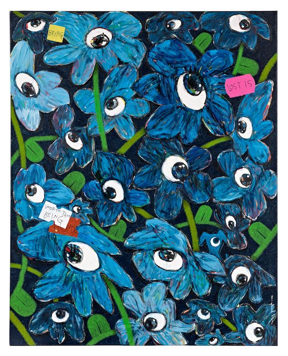Bonhams : Michael Lau Flower Series: Being Lost is Worth than Being Found