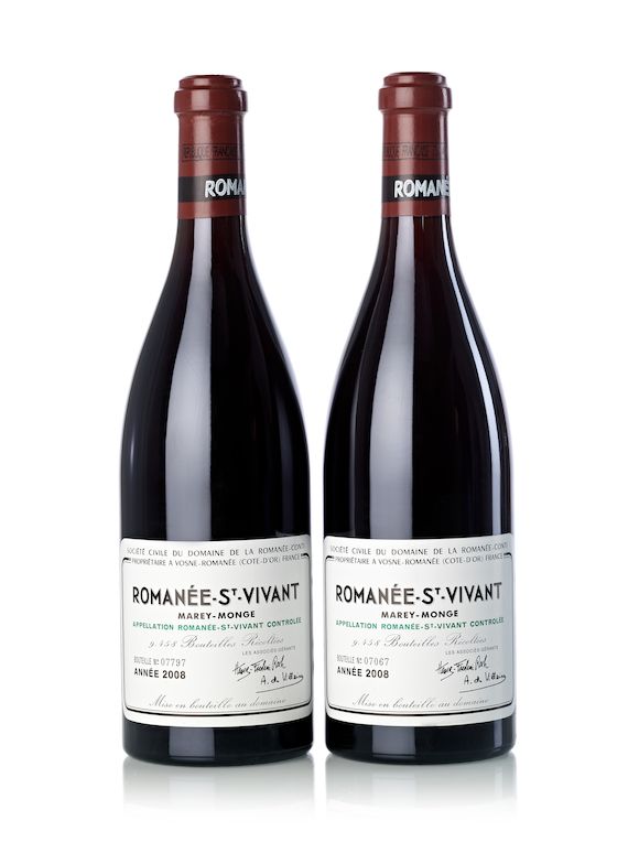 Bonhams : Domaine de la Romanée-Conti Romanée St. Vivant, 2008 (2x 750ml)