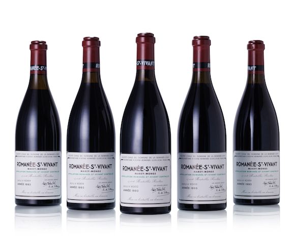 Bonhams : Domaine de la Romanée-Conti Romanée St. Vivant, 1993 (5x 750ml)