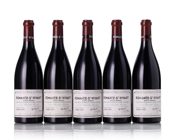 Bonhams : Domaine de la Romanée-Conti Romanée St. Vivant, 1999 (5x 750ml)