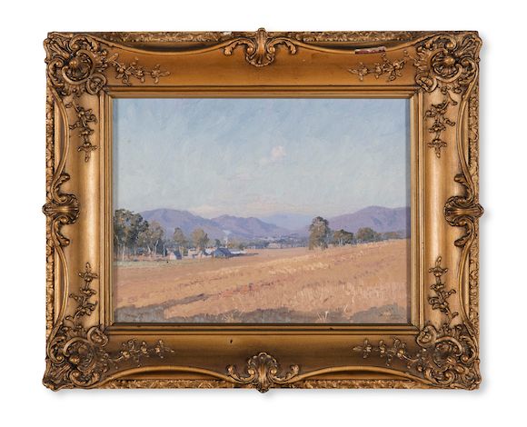 Bonhams : Elioth Gruner (1882-1939) Landscape, Muswellbrook, 1920