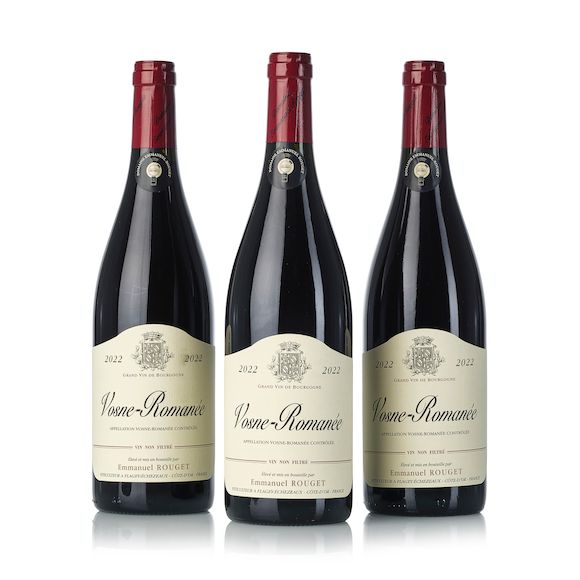 Bonhams : Emmanuel Rouget Vosne Romanée, 2022 (6x 750ml)