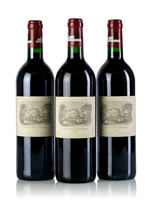 Bonhams : Château Lafite Rothschild, 1995 (3x 750ml)