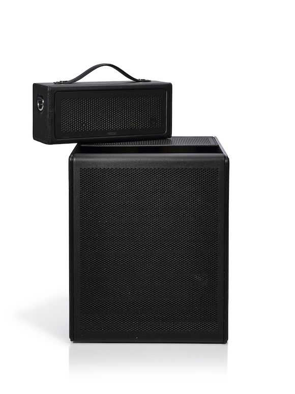 Bonhams : HERMÈS: BLACK SPAD LEATHER AND WOOD ODYSSEE TERRE MOBILE ...
