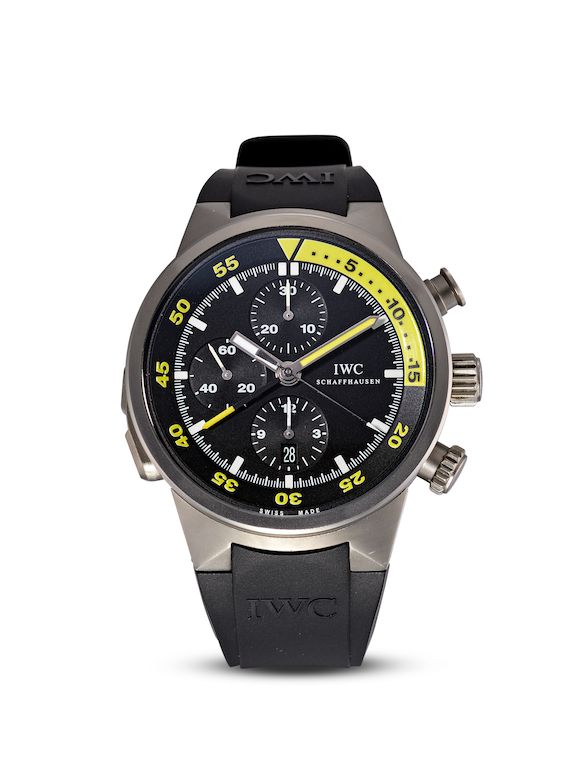 Bonhams : IWC | AQUATIMER, REF.IW372304, A TITANIUM SPLIT-MINUTE ...